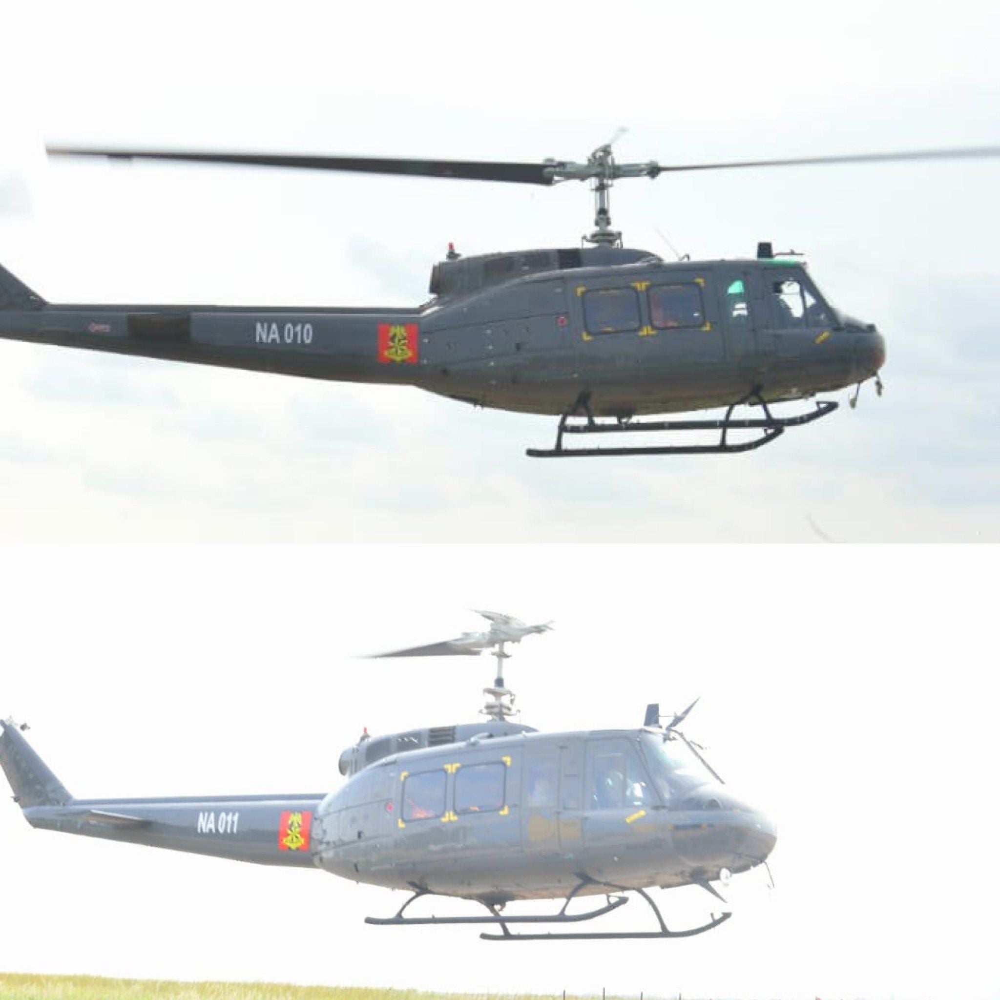Nigeria Puts Its First Two Bell UH-1H "Huey" Helicopters Into Service